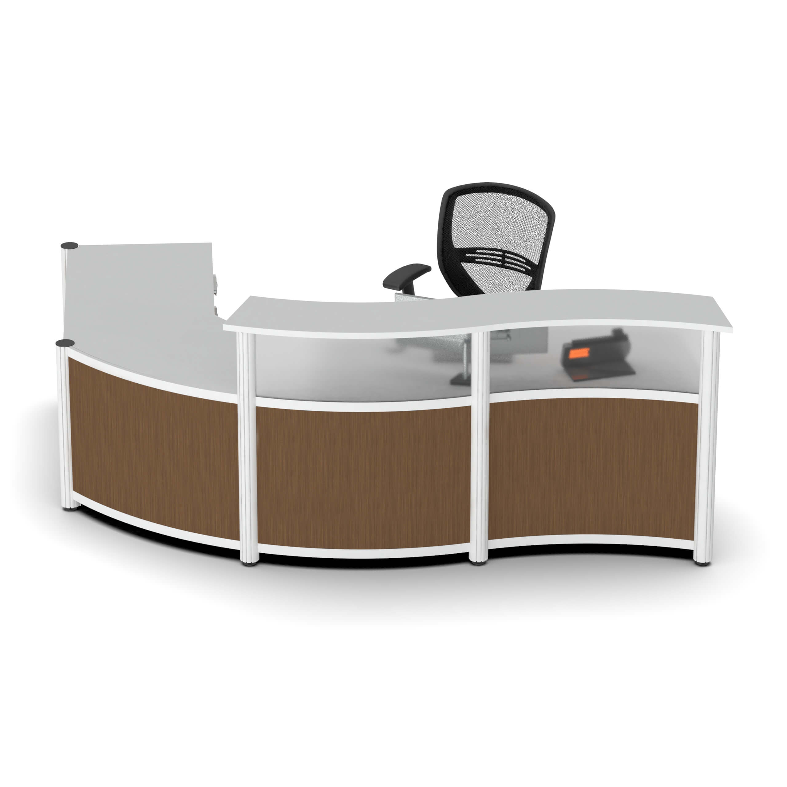 Curved Reception Desk - ArcWave Curved Reception Desk